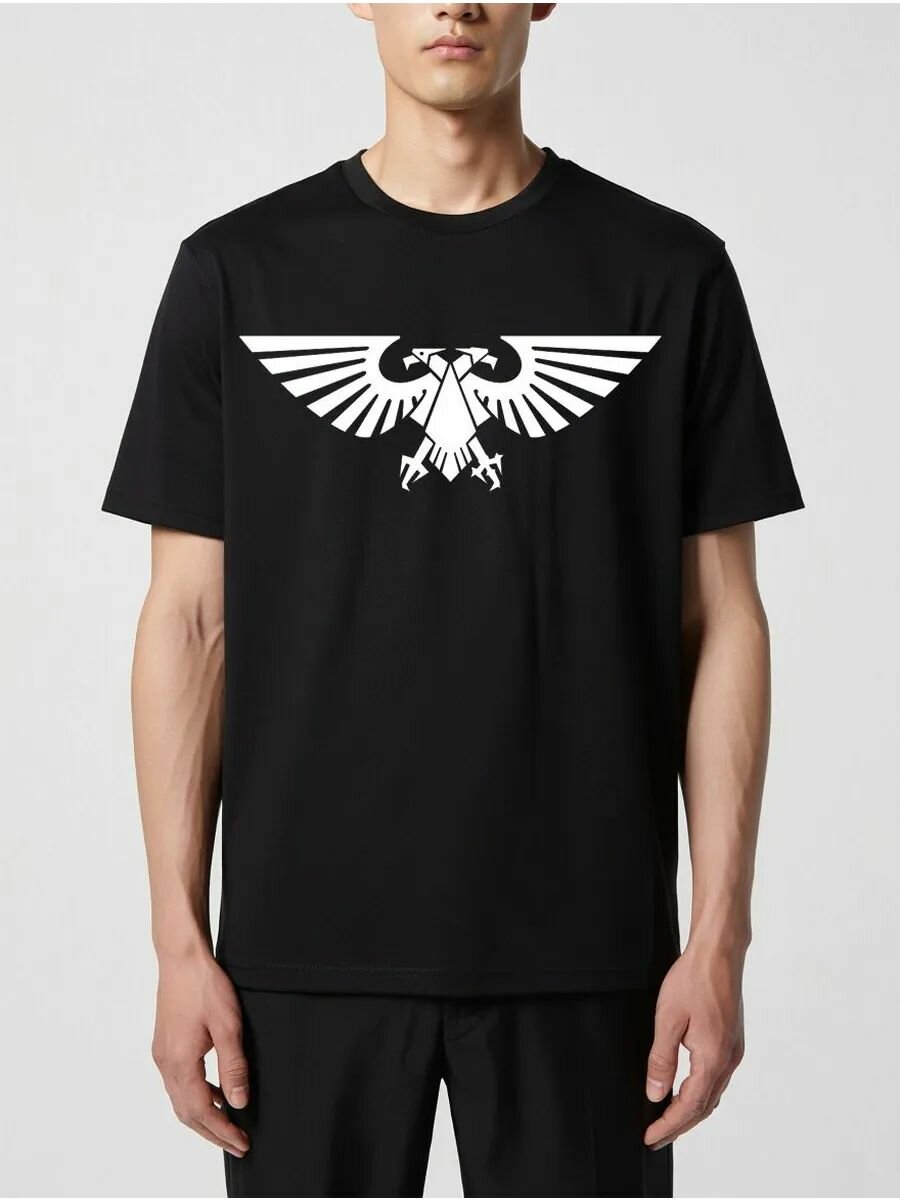 Футболка Warhammer 40k, Вархамер, Вархаммер, Империум, Космодесантники,Имперская Аквила