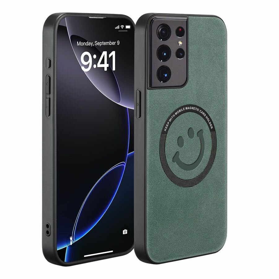 Чехол-Case MagSafe чехол для Samsung Galaxy S21 Ultra(Самсунг Галакси с21 Ультра) Нескользящий и удобный