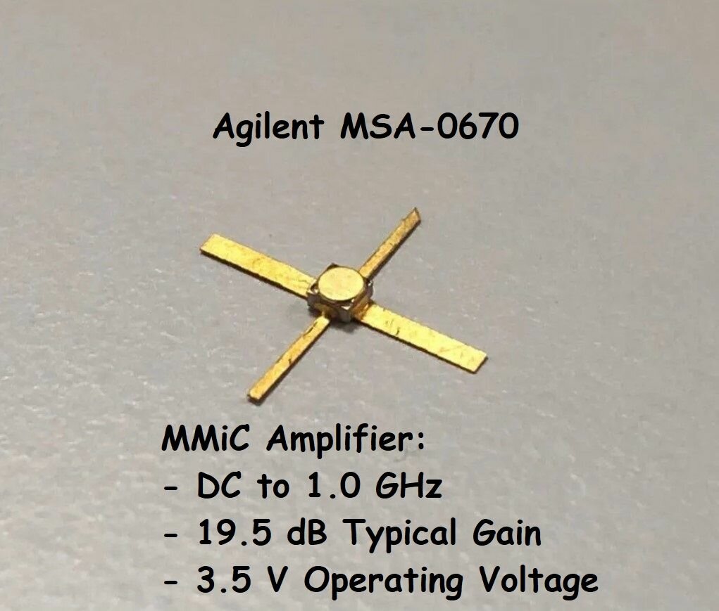 MSA-0670 усилитель Cascadable Silicon Bipolar MMIC Amplifier
