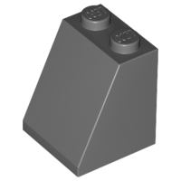 Slope 65 2 x 2 x 2 with Bottom Tube, 3678b Dark Bluish Gray U