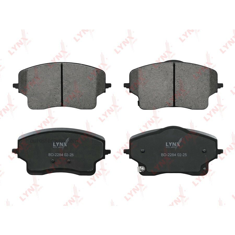 LYNXAUTO BD2284 Колодки тормозные | перед прав/лев |