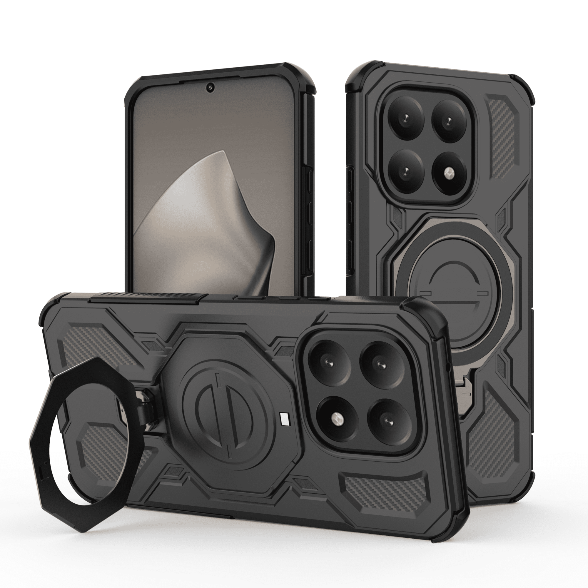 Чехол для Xiaomi 15T / Сяоми 15T / Ксиаоми 15T Магнитный кронштейн защищающий от падения чехол для мобильного телефона