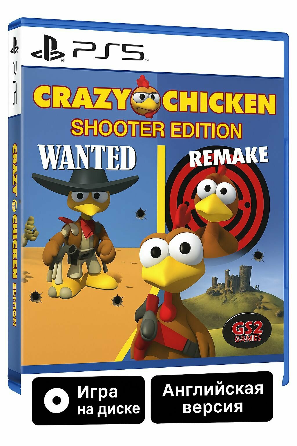 Игра Crazy Chicken Shooter Edition PS5, Английская версия