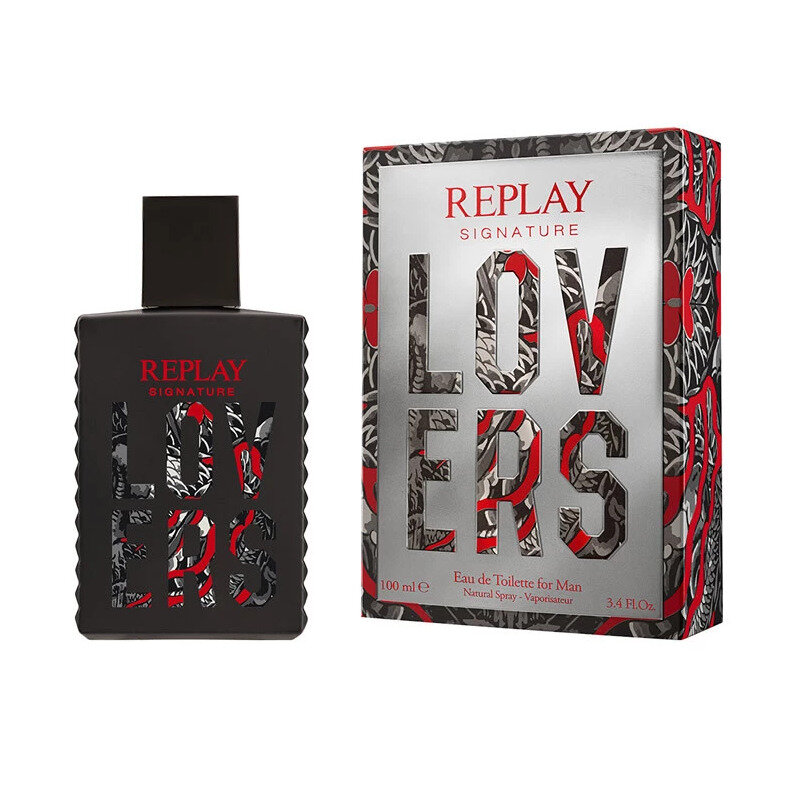 Туалетная вода Replay Signature Lovers for Man 100 мл мужская / Реплей Сигнатюр Лаверс фор Мэн