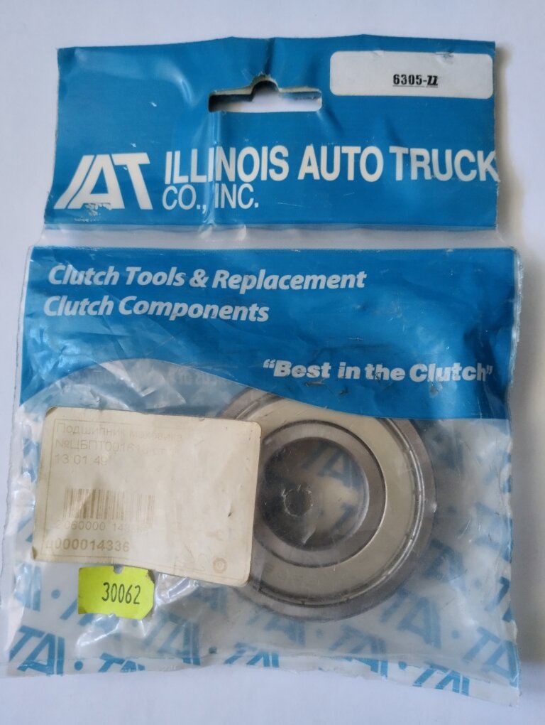 Подшипник маховика автомобилей DAF, Mercedes-Benz, MAN, Volvo арт.6305-ZZ производитель ILLINOIS AUTO TRUCK (США)