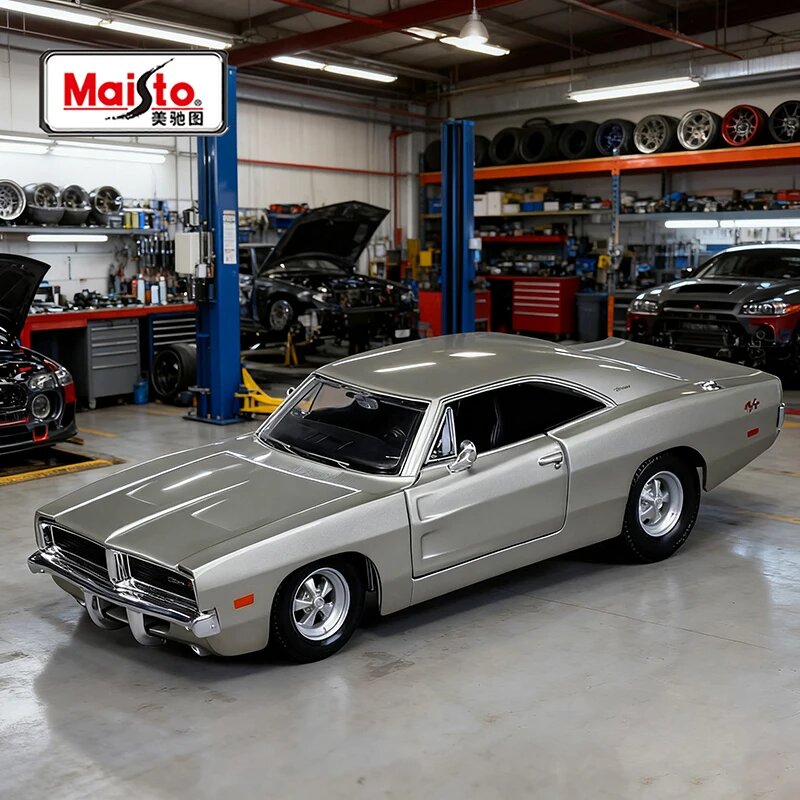 Maisto 1:24 Dodge Charger R/T 1969 Gray