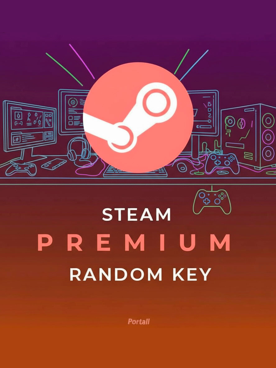 Случайная игра Steam Premium для ПК, Random Key