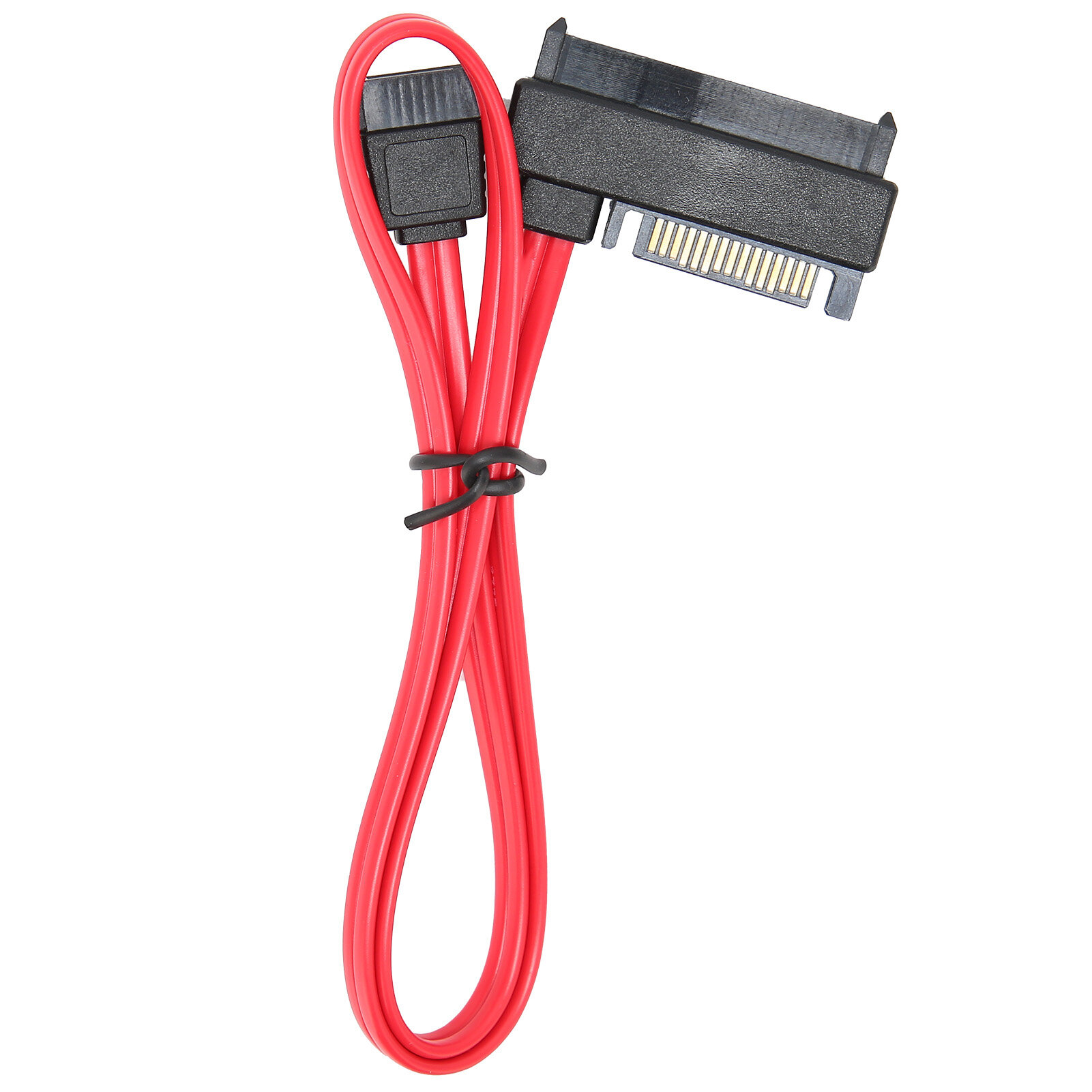 0.5m/1.6ft 29Pin SAS to 7Pin SATA Cable Adapter Converter Cord with 15Pin SATA Power Port