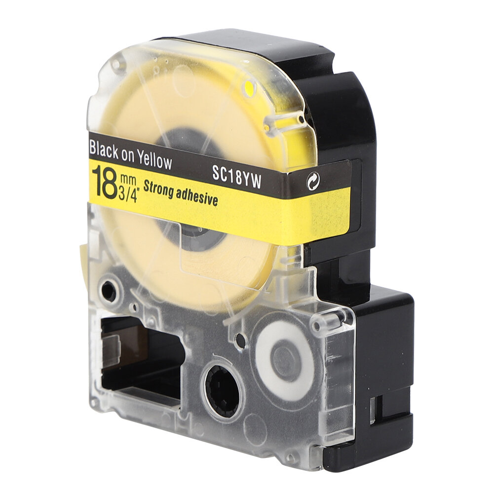18mm Label Tape PET Accessories Fit for King Jim SR230C Epson LW Series Printer