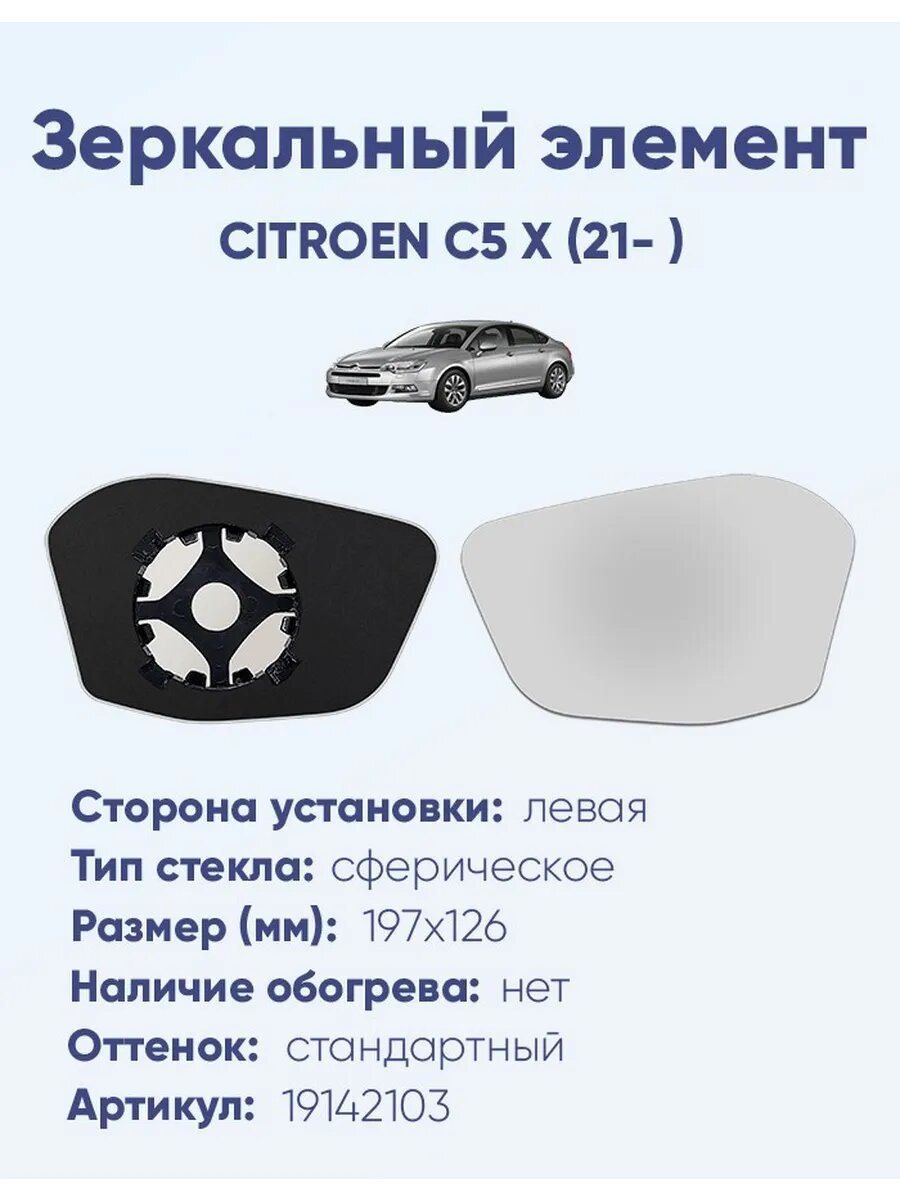 Зеркало CITROEN C5 X (21- ) 19142103