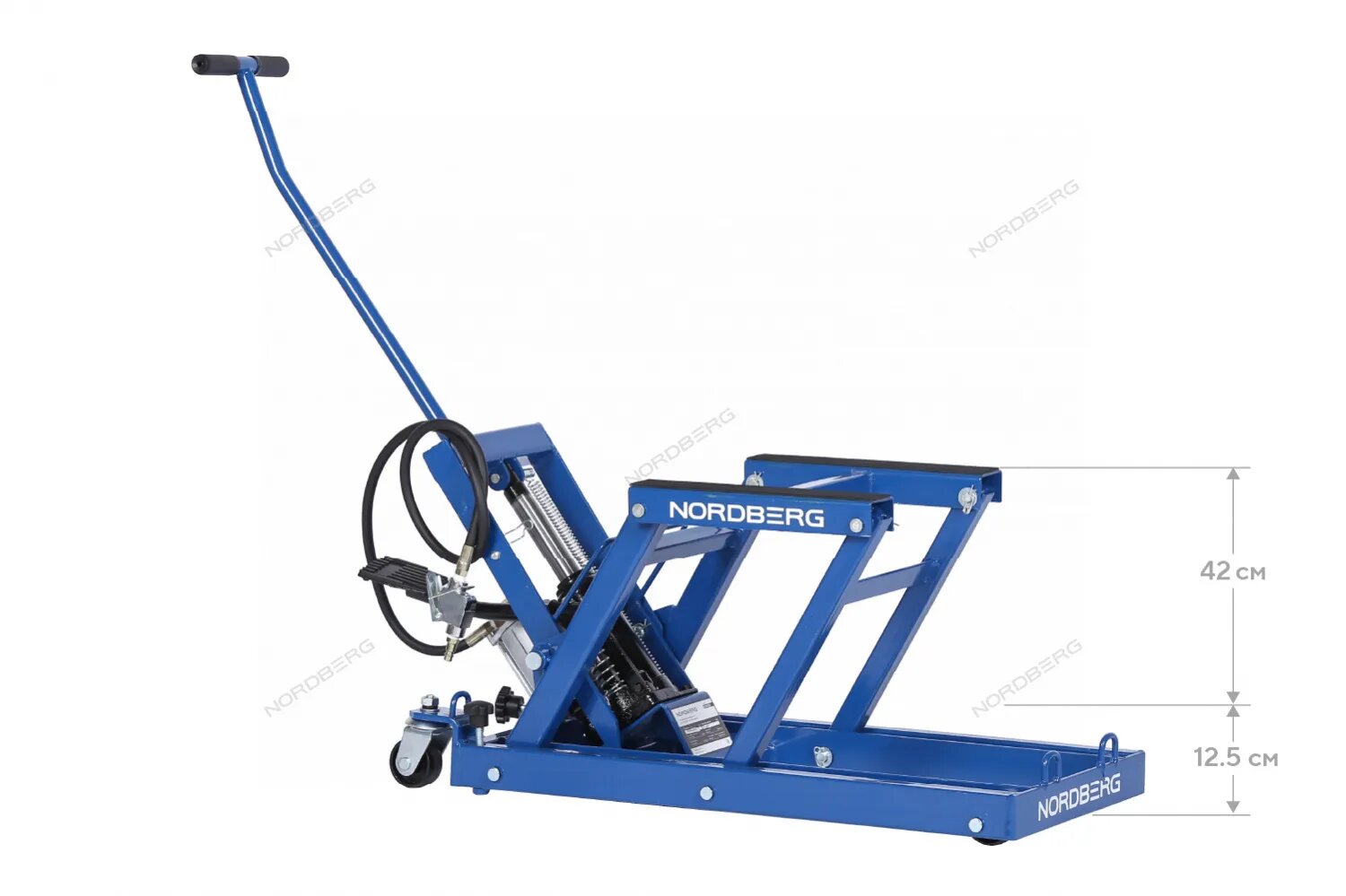 N32008 Мотодомкрат подкатной, 680 кг NORDBERG N32008