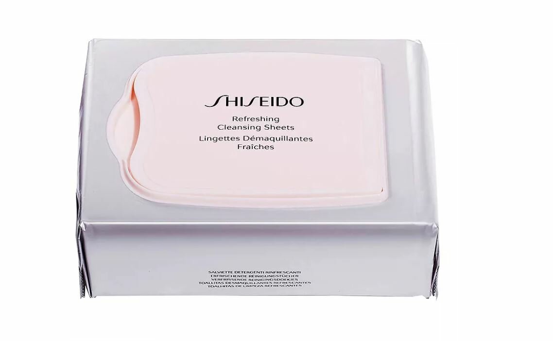 Освежающие очищающие салфетки SHISEIDO Refreshing Cleansing Sheets