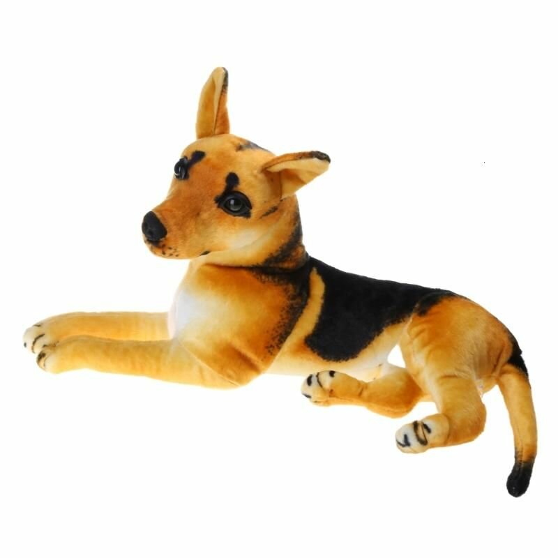 Имитация лежащей Овчарки плюшевая игрушка-50 см