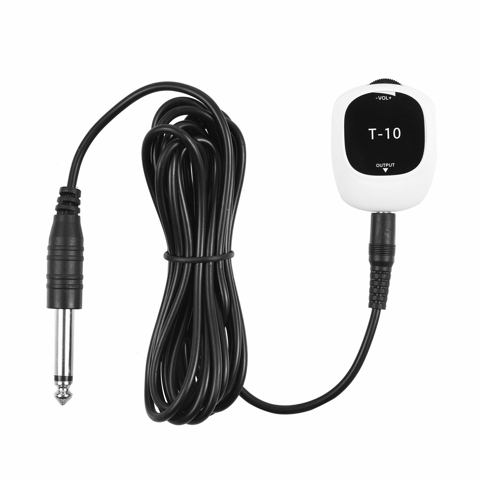 Piezo Pickup Universal No Drilling Self-adhesive Pick-up 6.5mm Audio Interface for Speaker, Multifunction Guitar Ukulele Violin Mandolin Banjo Erhu Guzheng Pipa