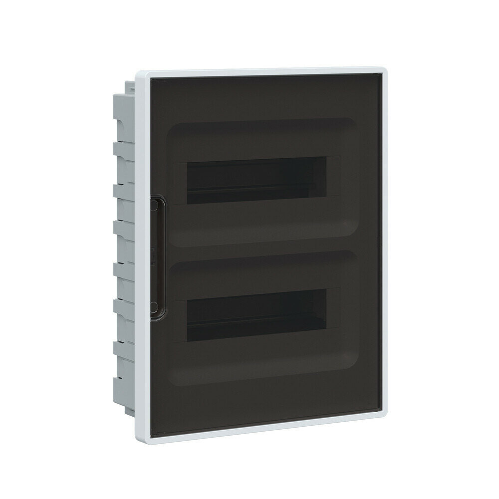 Щит распределительный встраиваемый DKC Frame ЩРВ-П пластиковый IP40 398,6х311,6х100 мм 24 модуля непрозрачная дверь