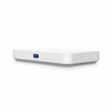 Ubiquiti UniFi Cloud Gateway Fiber Маршрутизатор (UCG-FIBER)4 ядра (2,2 ГГц), 4х 2.5G RJ45, 1х 10G RJ45, 2х 10G SFP+, без SSD