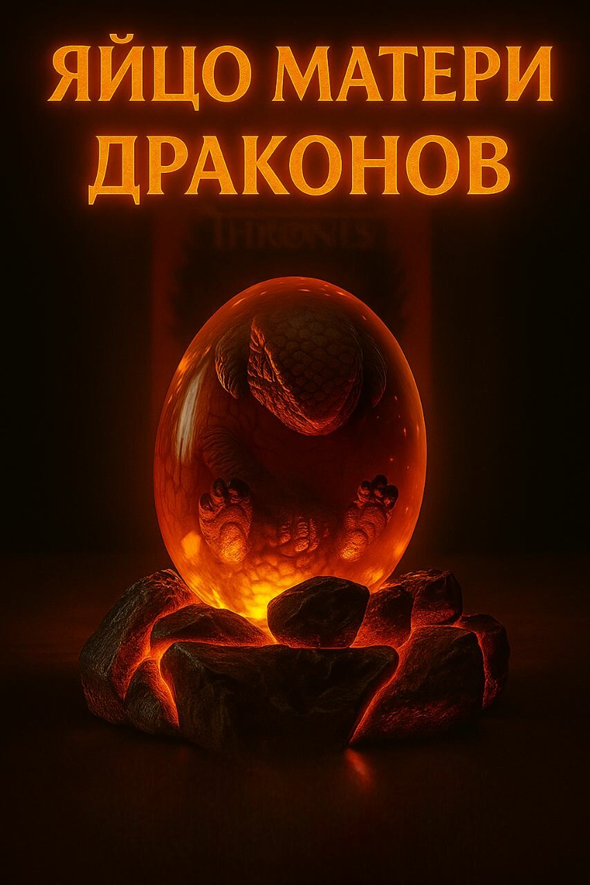 Ночник Яйцо Матери Драконов магический артефакт из вселенной Игры престолов