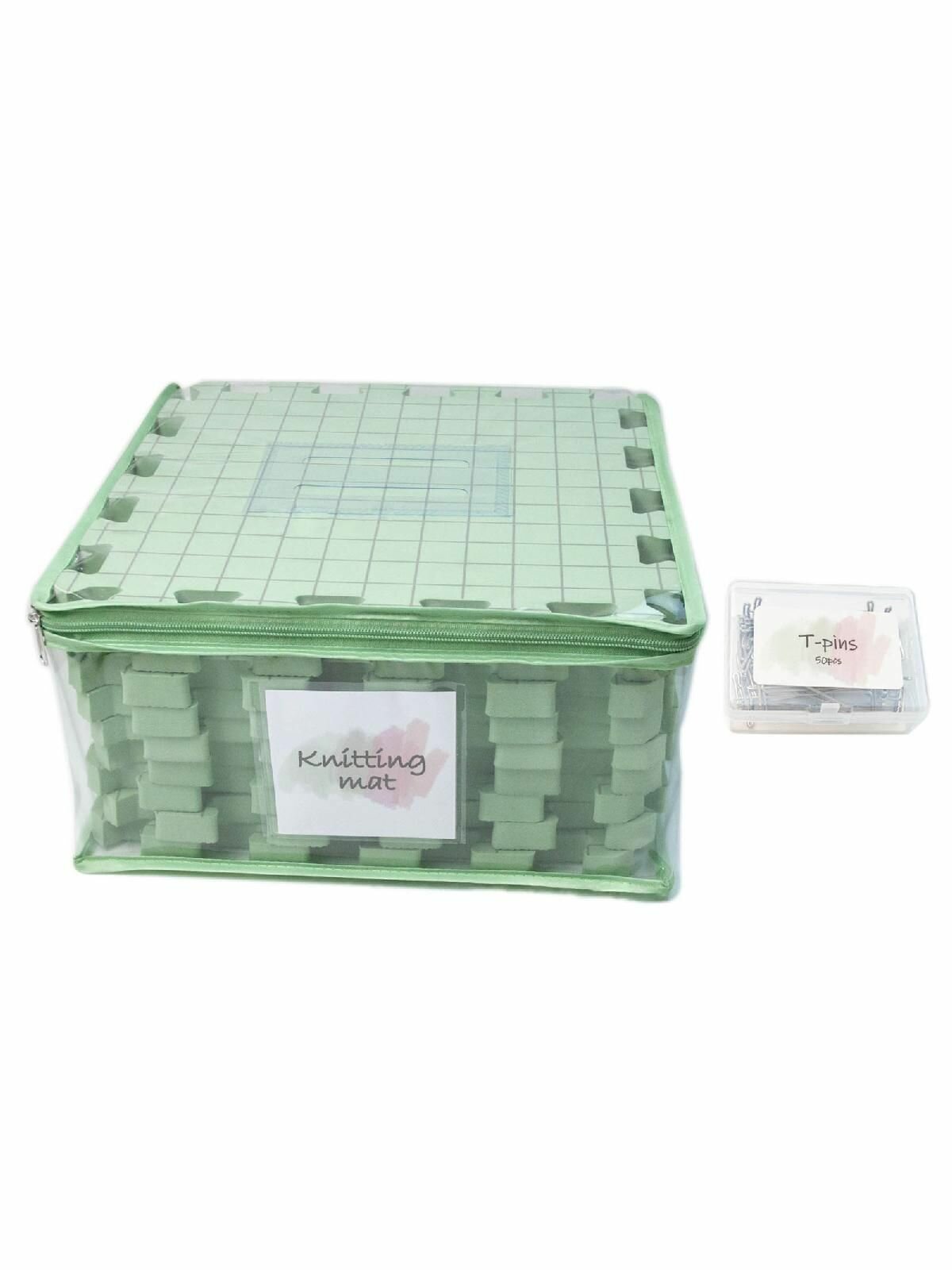 Коврик для блокировки вязания