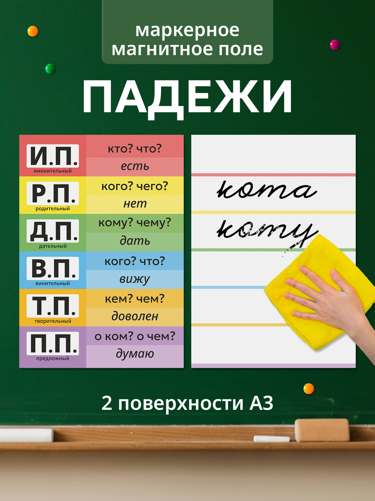 Набор магнитов «Падежи»