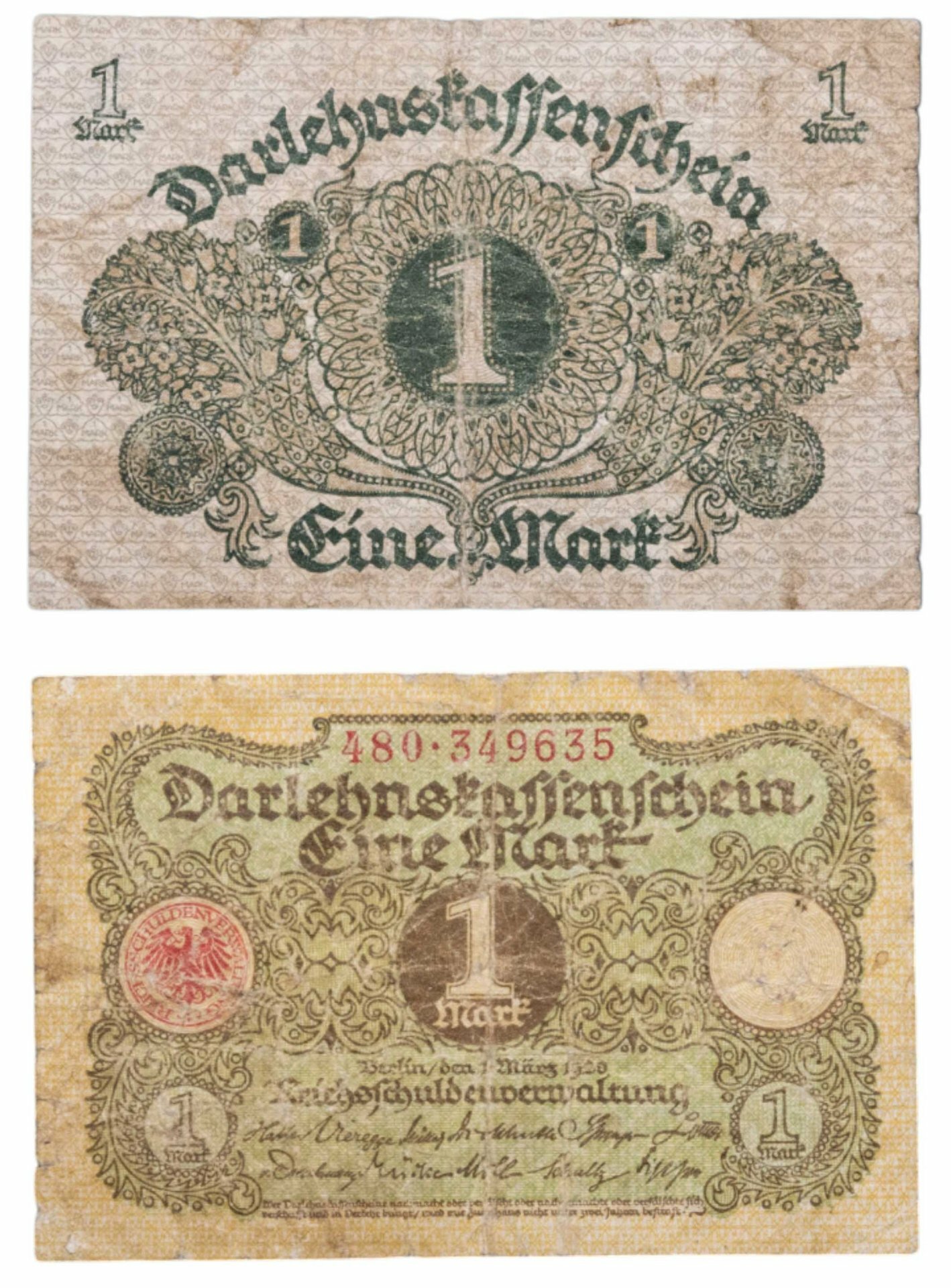 Германия Веймарская республика 1 марка 1920