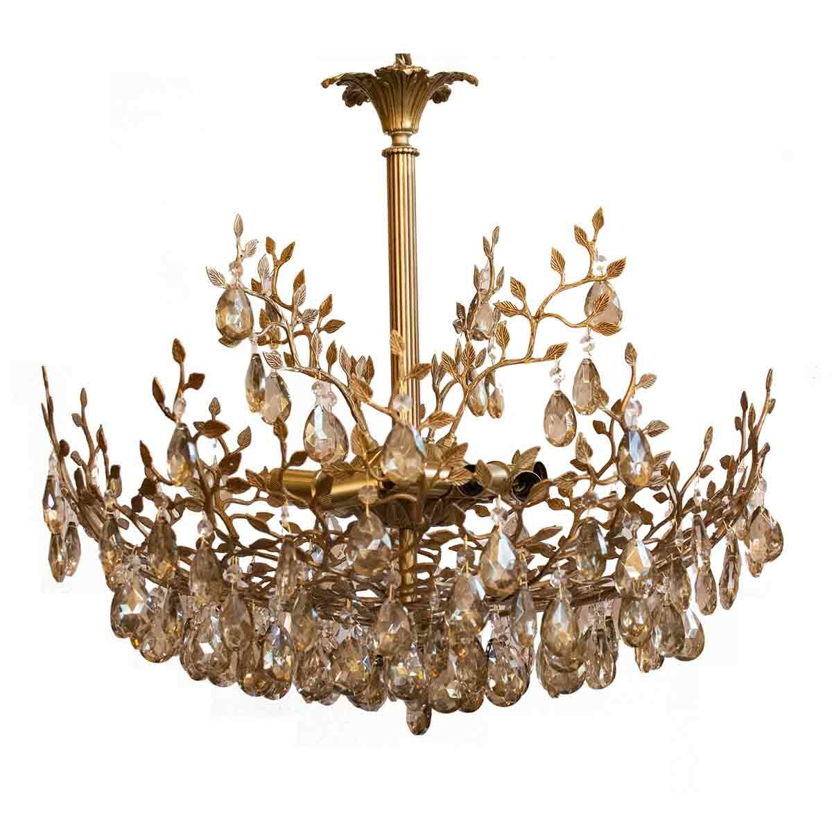 Бронзовая люстра Ветки Mahdi 1410
