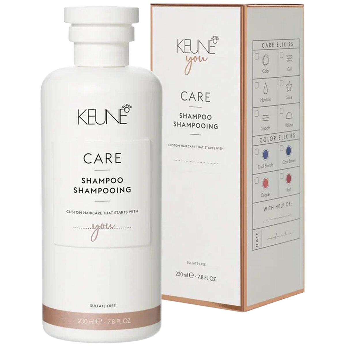 Шампунь нейтральный для волос Keune Care You Shampoo, 230 мл
