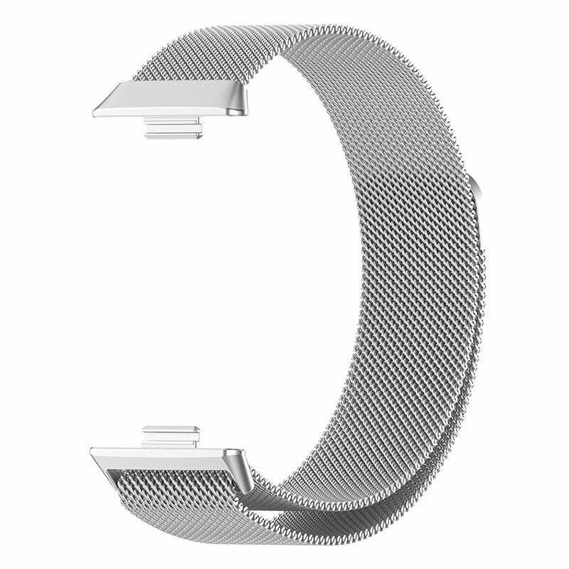 Ремешок для смарт часов Huawei Watch Fit 3 / 4 / 4 Pro браслет металлический Миланская петля