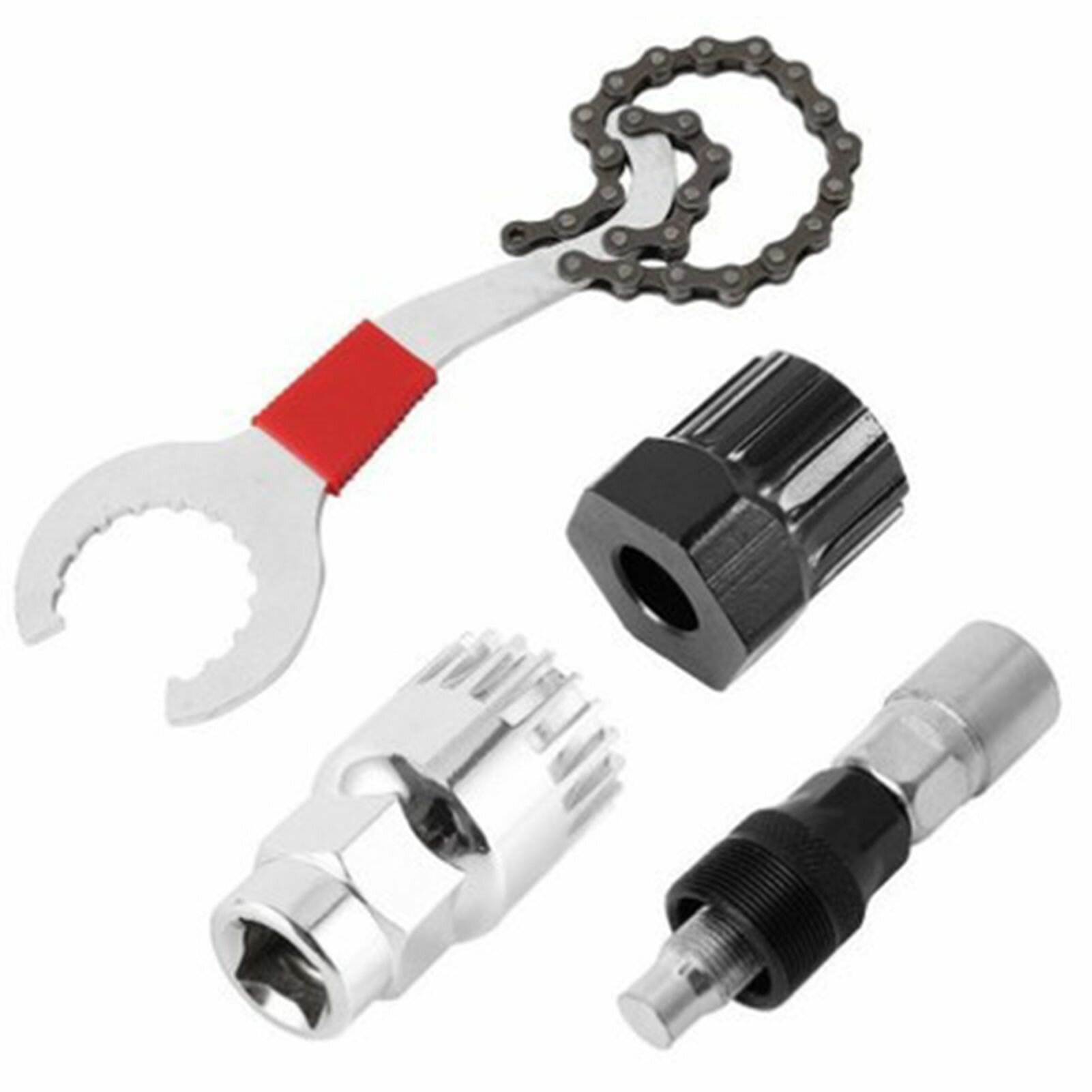 Набор инструментов для ремонта велосипедных шатунов, устойчивый к ржавчине, портативный велосипедный кронштейн для снятия цепи, 4 шт.
