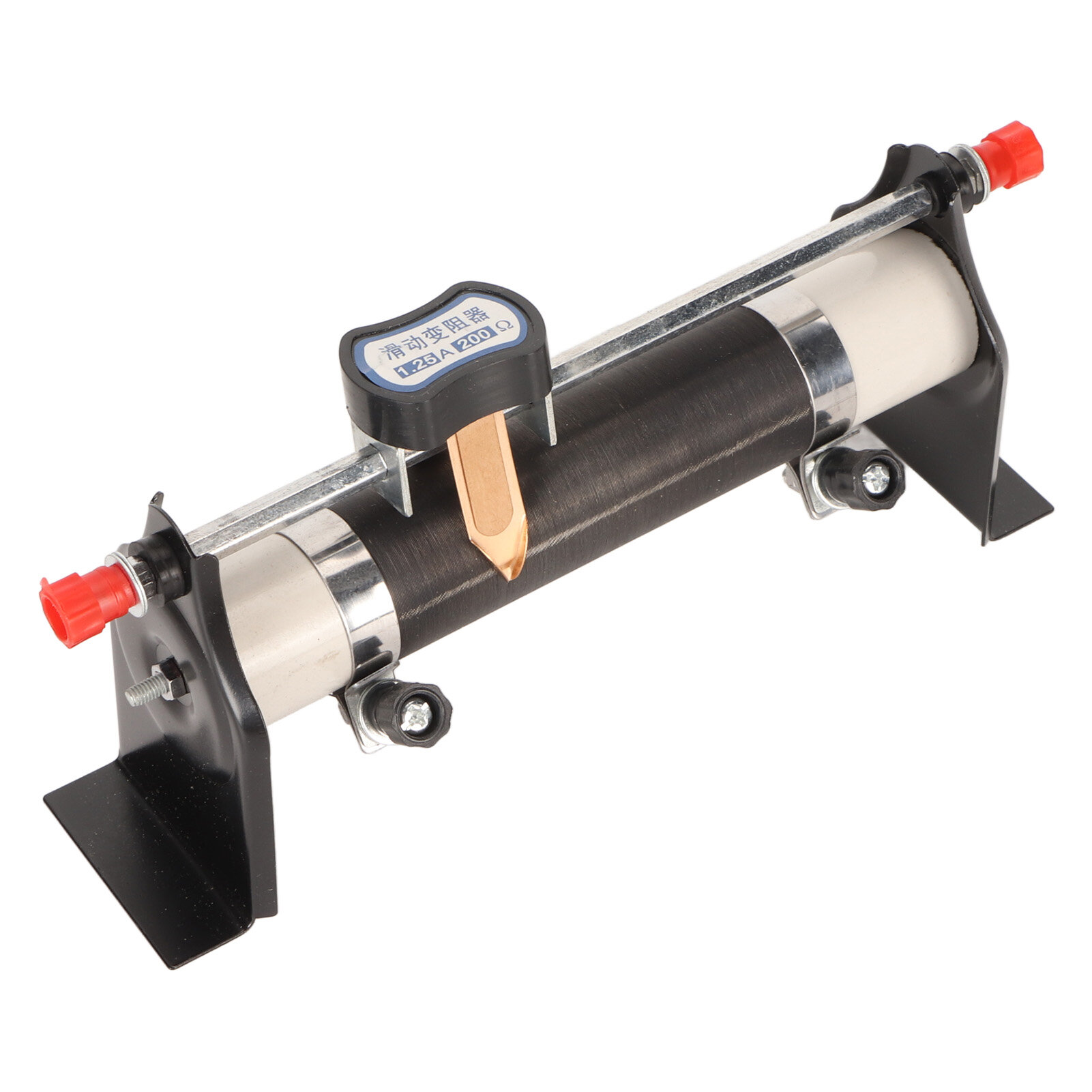 Slind Rheostat 1,25 А 200 Ом регулируемый слайд -реостат Физический электрический эксперимент испытательный оборудование для лаборатории