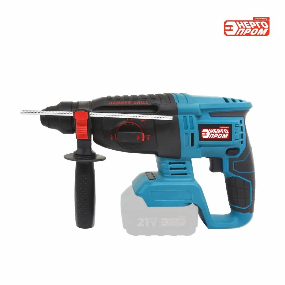 Перфоратор аккумуляторный бесщёточный энергопром One Battery БПА-26/21 OB, 21В, 2.2 Дж, 3 режима, без АКБ и ЗУ, кейс