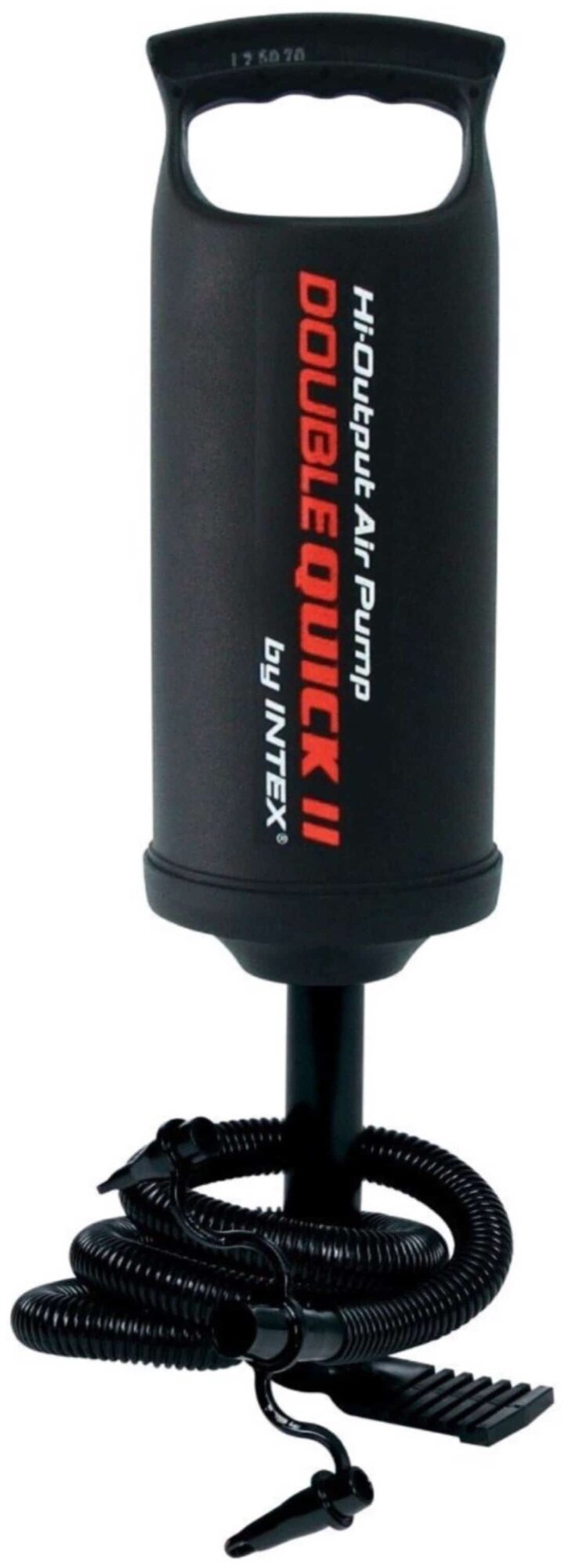 Насос ручной, 36 см, DOUBLE QUICK, 3 насадки в комплекте, 68614 INTEX