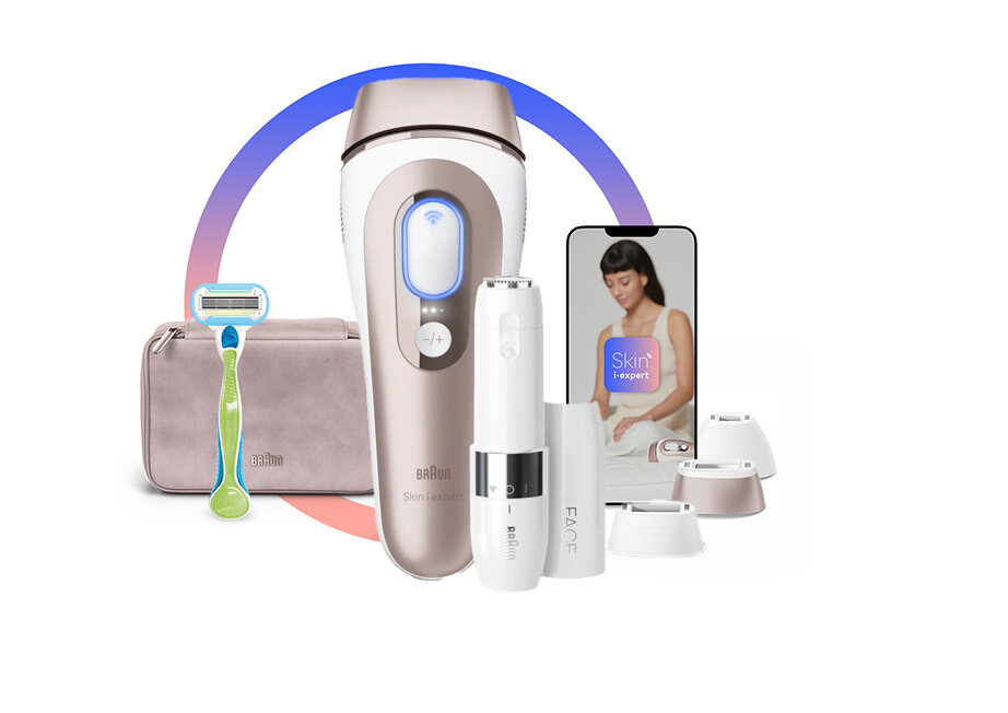 Фотоэпилятор для лица и тела Braun Skin i-expert Smart IPL Pro 7 PL7249