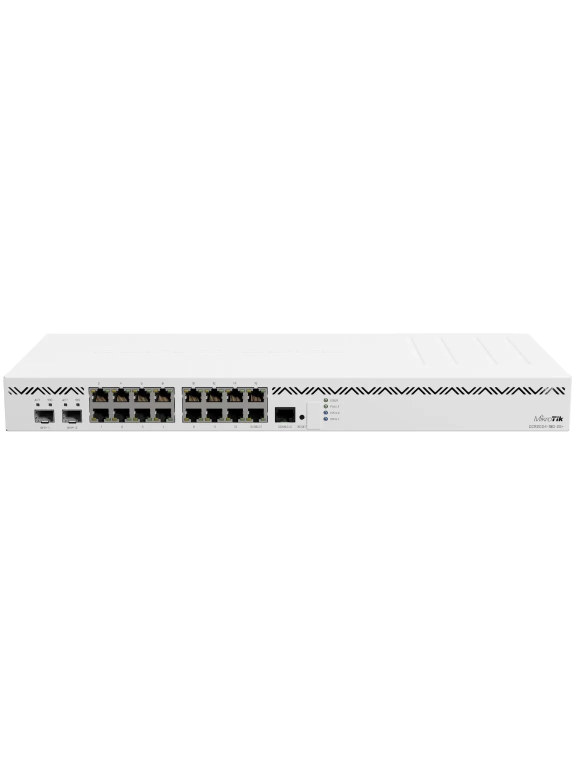 Маршрутизатор Mikrotik CCR2004-16G-2S+ 16*1Gbit RJ45, 2*10Gbit SFP+