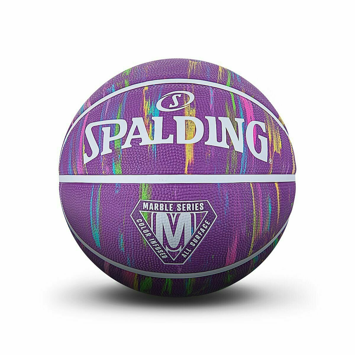 Баскетбольный мяч Spalding №7, для взрослых, на резиновой основе