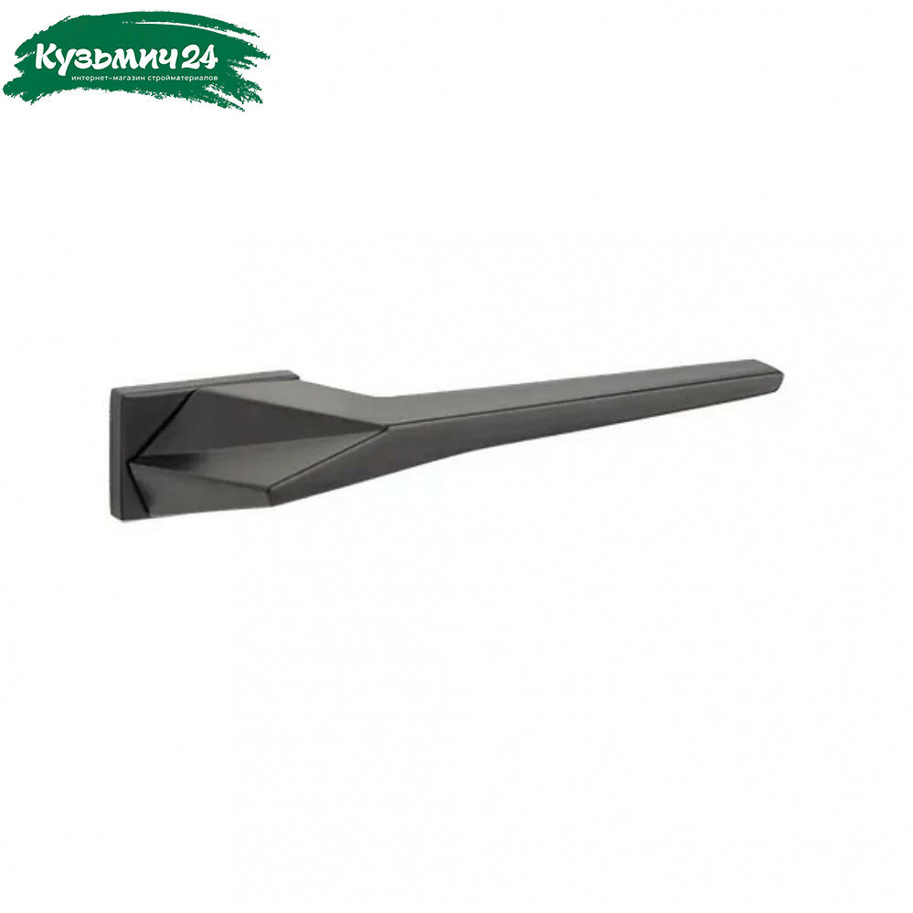 Ручки дверные Code Deco Fusion H-100155-A-BLM, алюминий, черный матовый