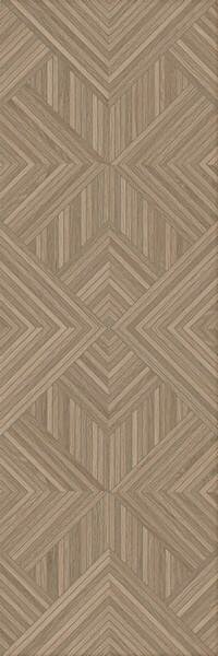 Керамическая плитка Kerama Marazzi Ламбро 14039R 40х120 Структурированная, Матовая Коричневый