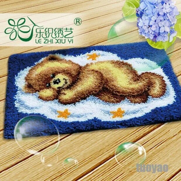 Ковер Наборы для вышивания 50 x 40 см, Вышивка в ковровой технике, Коврик
