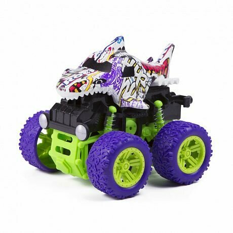 Машинка инерционная Трак Граффити Акула 10см PitStop