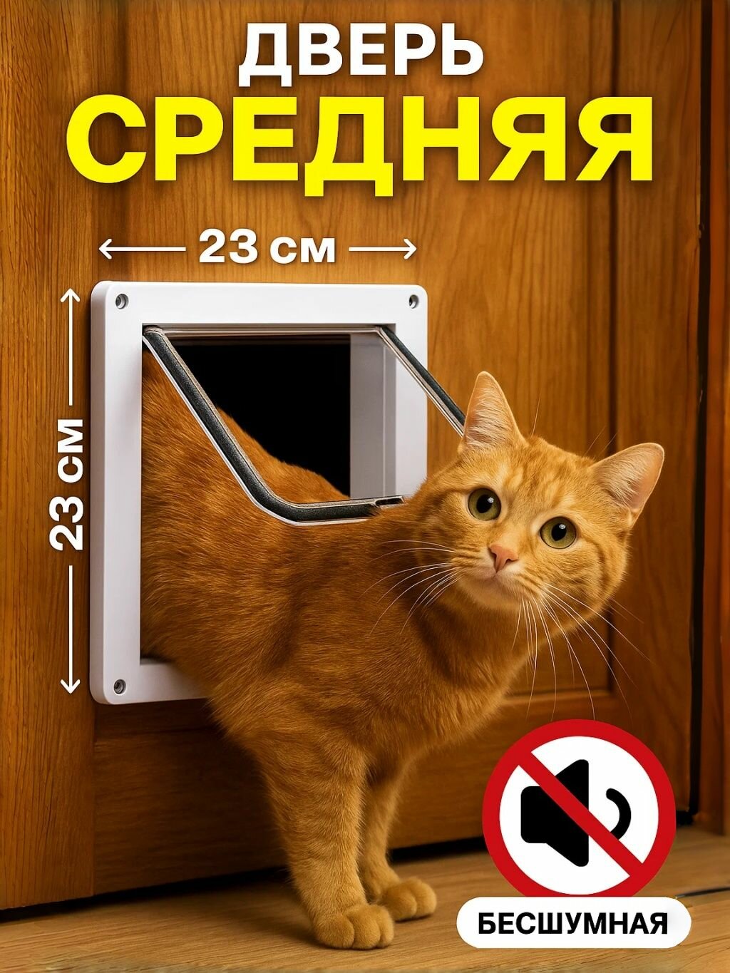 Дверца для кошек барсик Цвет Капучино Дверка для животных 28 25 5 7cm