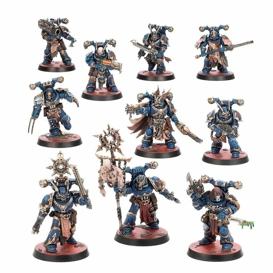 Истребительная команда "Кошмар" Повелителей Ночи (Смола, Литье) / Warhammer 40000 Night Lords Nightmare Kill team Nemesis Claw (Resin, Cast)