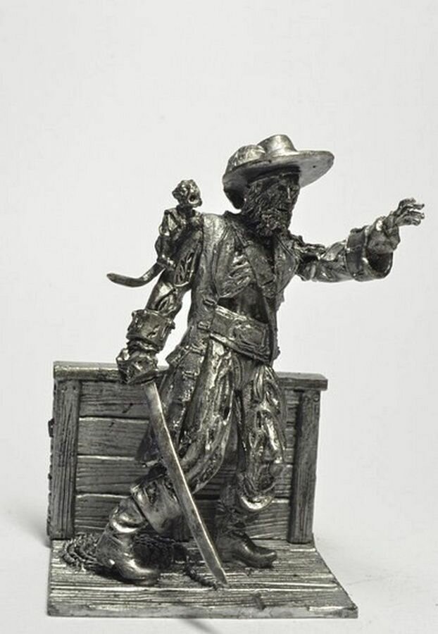 Оловянный солдатик фигурка Капитан Барбосса