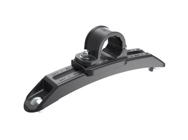 Держатель крыла с регулировкой высоты под трубу крепления 42 DOMAR для полуприцепа