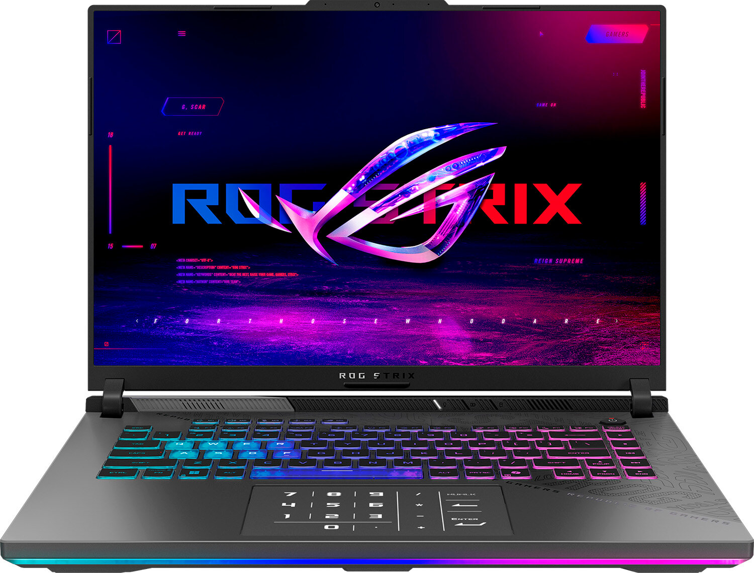 Ноутбук Asus ROG Strix G16 G614PP-S5063 (90NR0L67-M00300), серый