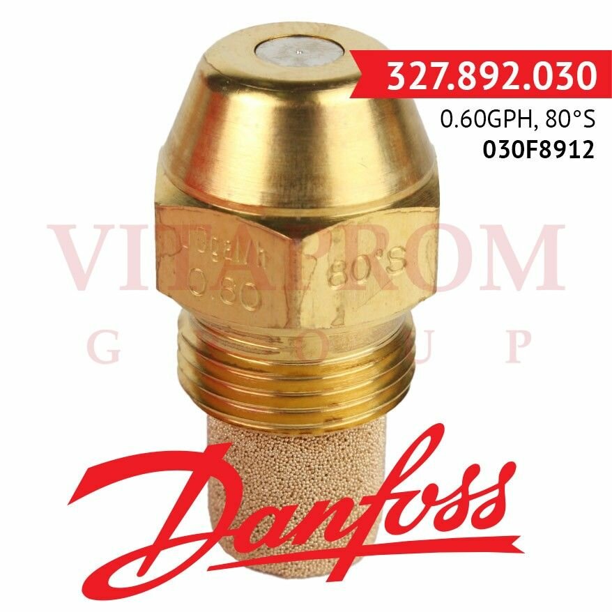 Форсунка Danfoss 0.60GPH, 80S, 030F8912 — фото 1