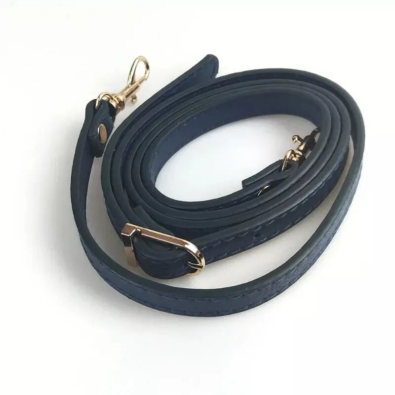 1 шт. ремешок для сумочки, регулируемый длинный кожаный ремешок через плечо, ремешок для сумки, сменный ремешок для сумки, аксессуары «сделай сам» Темно-синий, Deep Blue gold