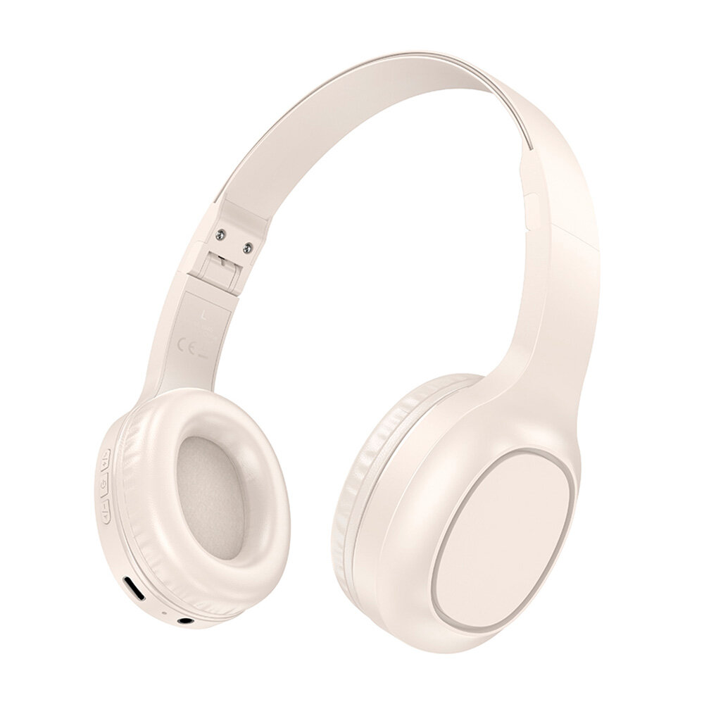 Hoco Беспроводные наушники с микрофоном Hoco W46, Bluetooth 5.3, White