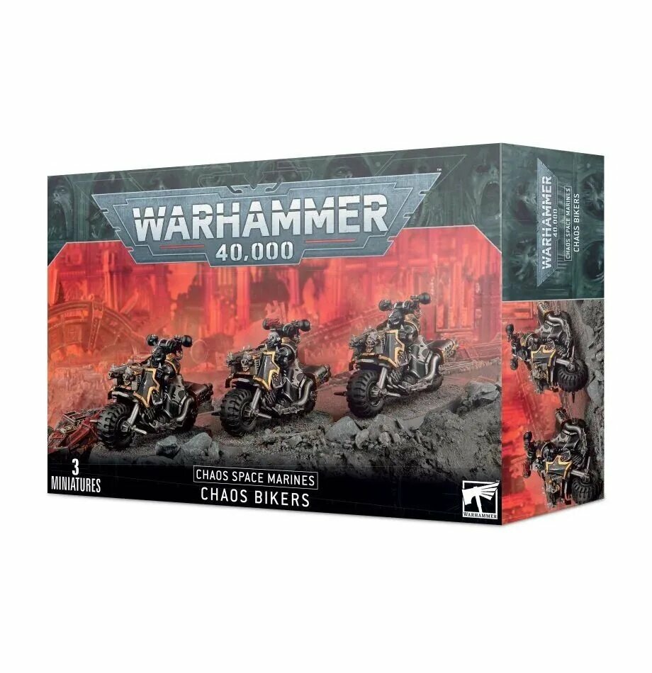 Набор сборных моделей Warhammer 40000 Chaos Space Marines: Bikers