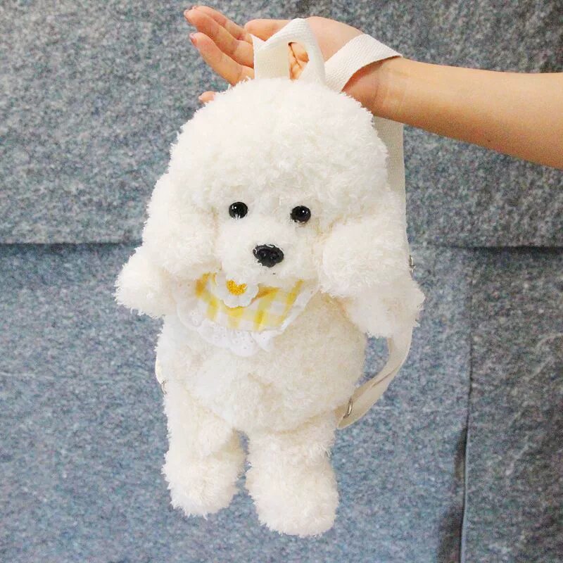 Милый реалистичный рюкзак-игрушка в виде собачки для девочек, детский плюшевый рюкзак-собачка, сумка-кукла, детский