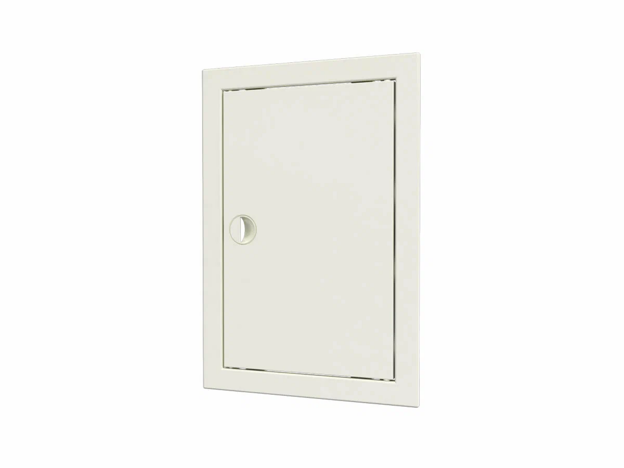 Люк ревизионный пластиковый 250х400 (отверстие) слоновая кость 268х418 Evecs Л2540Р Ivory