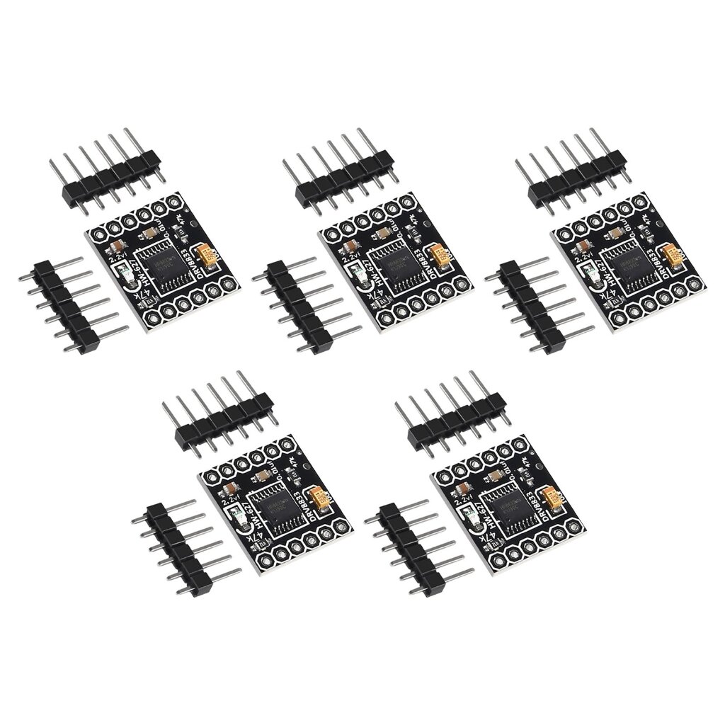 DRV8833 2-канальная плата управления двигателем, драйвер с двумя мостами H для систем робототехники и автоматизации